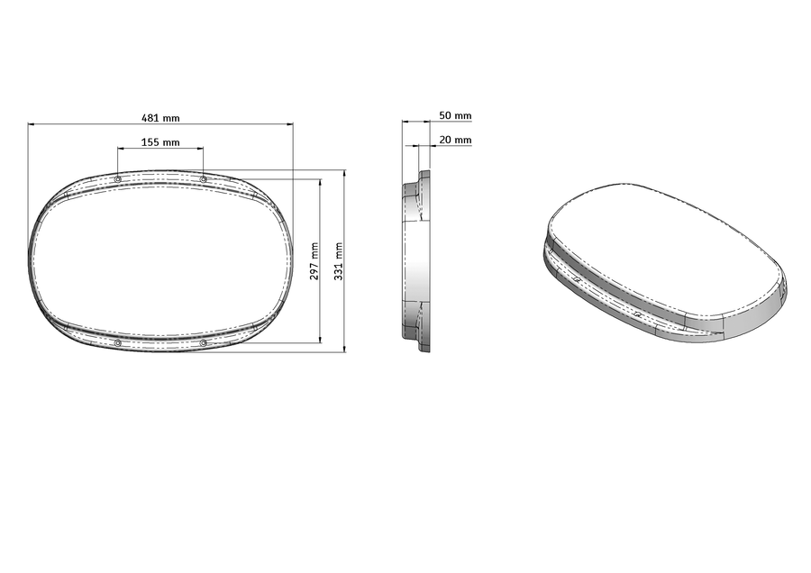 AKW SMC Toilet Plinths | Adaptation Supplies