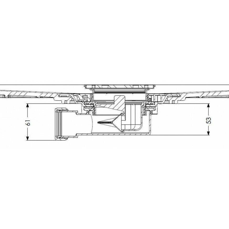 Buy AKW Low Height Dry Waste with TF Tiled Floor Adaptor Online ...