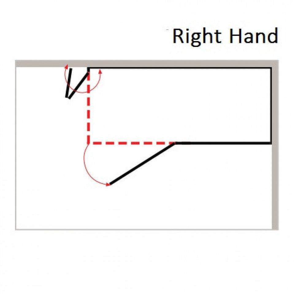 Buy AKW Option HW Half Height Shower Screen, Care Screen Online ...